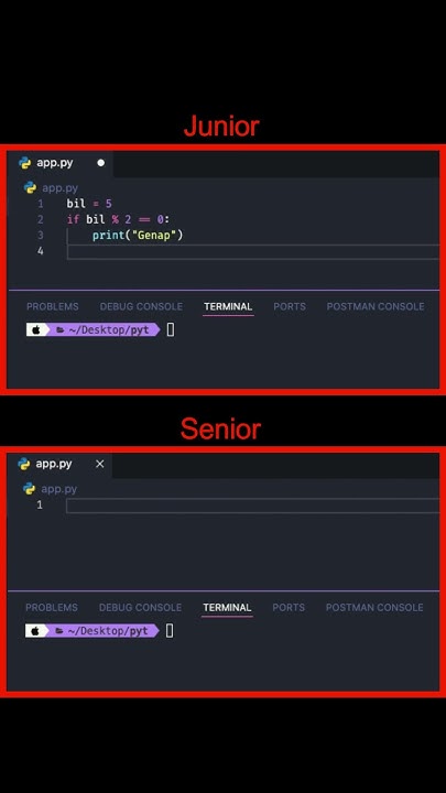 IF-ELSE Statement: Junior vs Senior #kampusit - YouTube