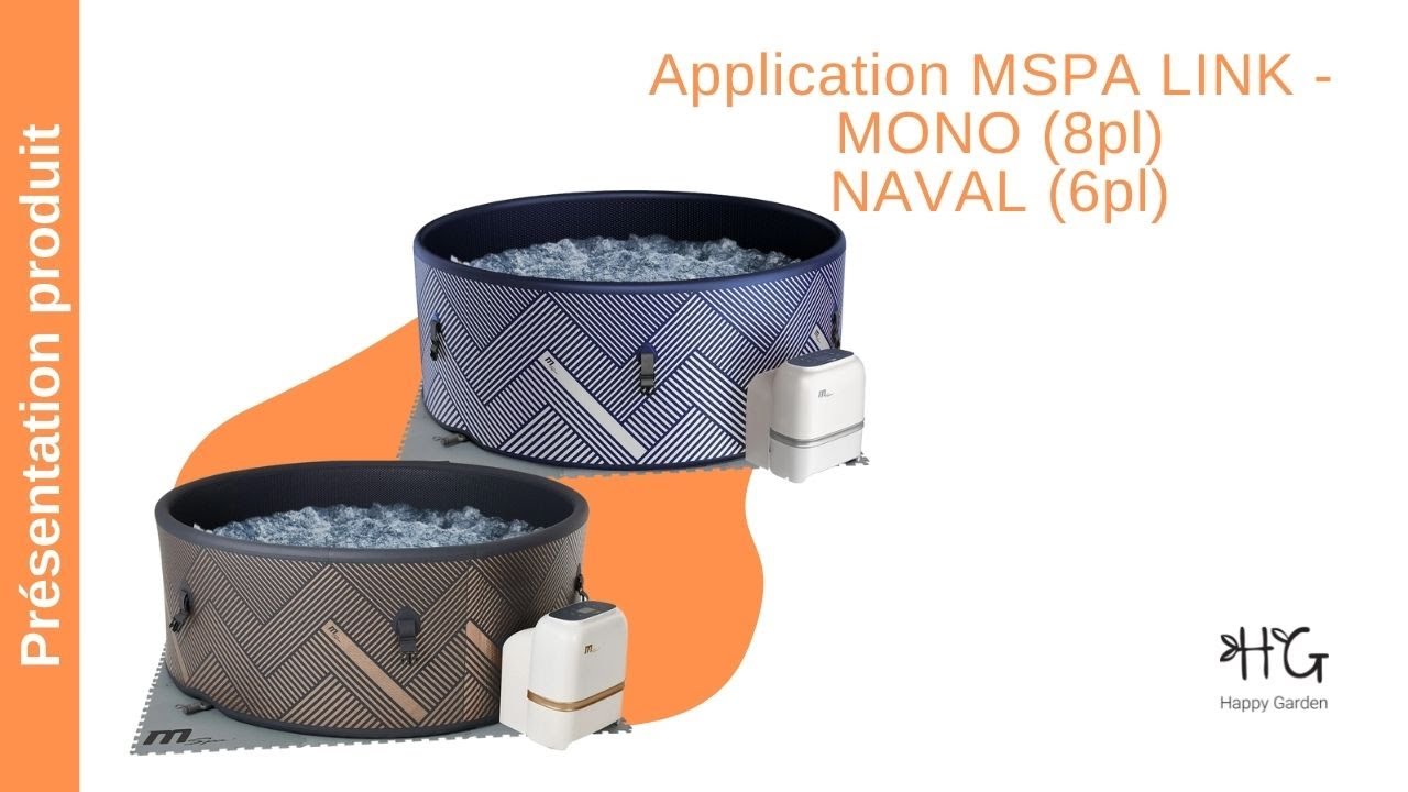 Présentation de l'application MSPA LINK pour spa connecté NAVAL - YouTube