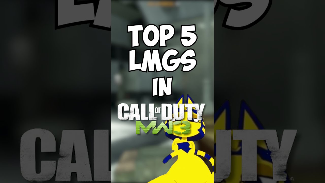 Top 5 Lmgs In Mw3 Call Of Duty Shorts Youtube