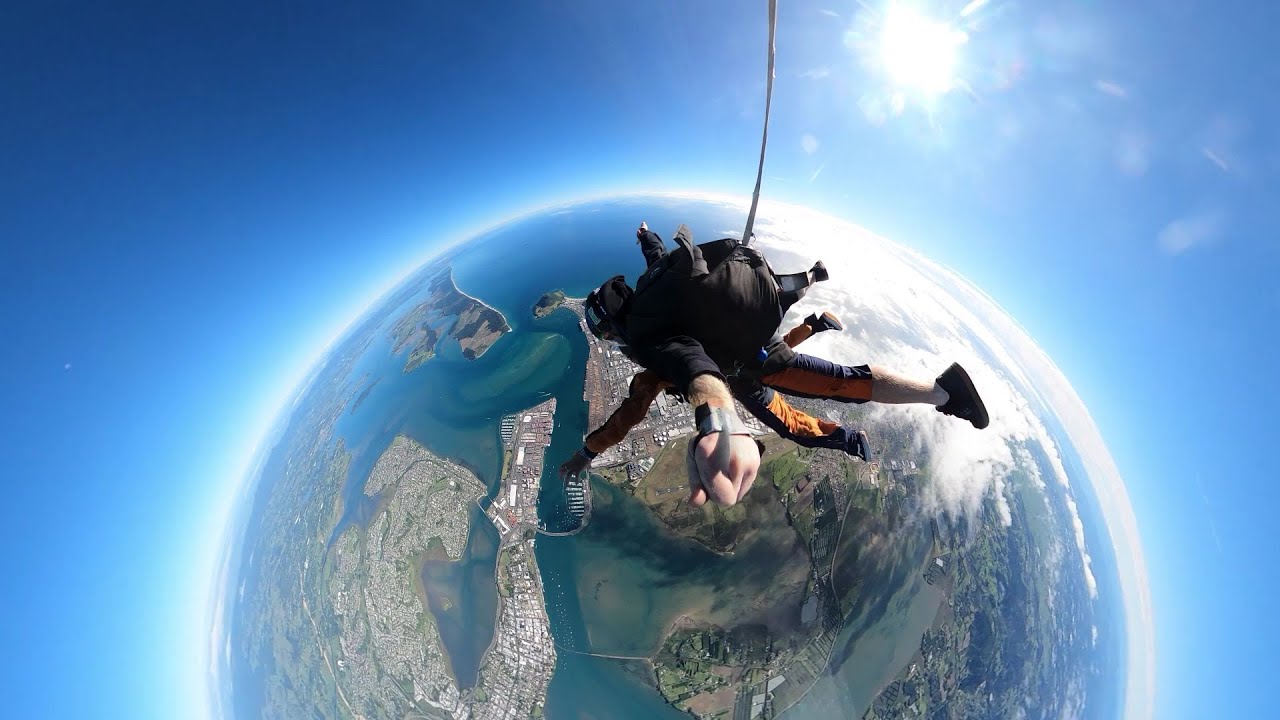 Skydive in Mount Maunganui - Tauranga, New Zealand - YouTube
