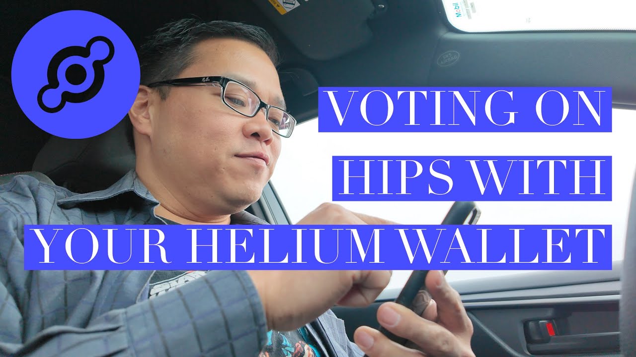 Voting on HIPS With Your Helium Wallet - YouTube