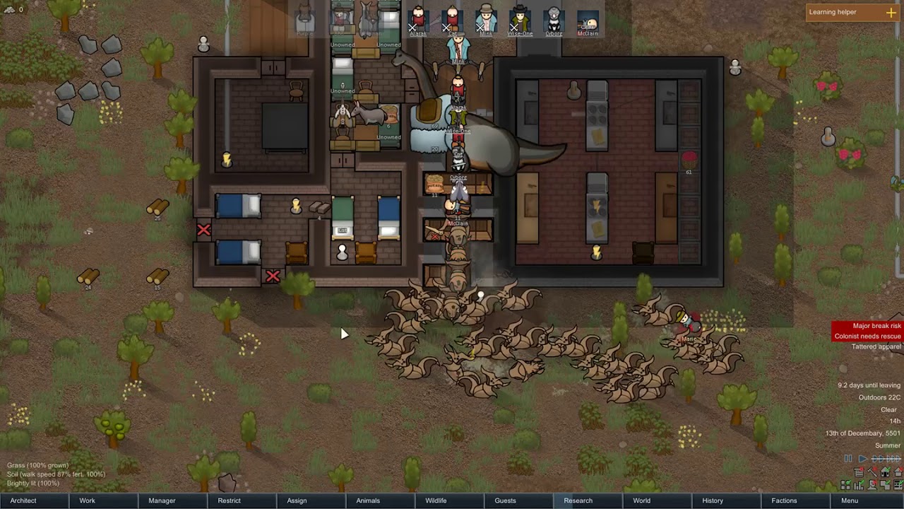 Awesome Megaspider Hunt (RimWorld) - YouTube