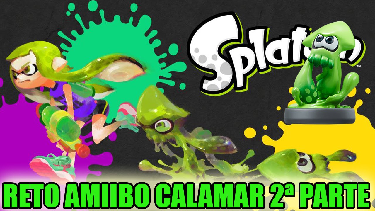 Splatoon - Desafíos AMIIBO Inkling calamar 2ª parte (WiiU) - YouTube