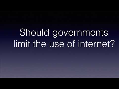 Zehra Uzun-Should governments limit the use of internet?