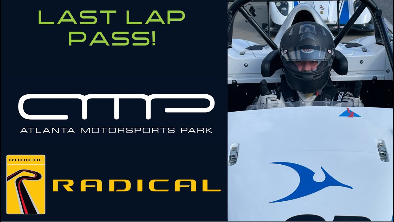 Last Lap Pass at AMP! - YouTube