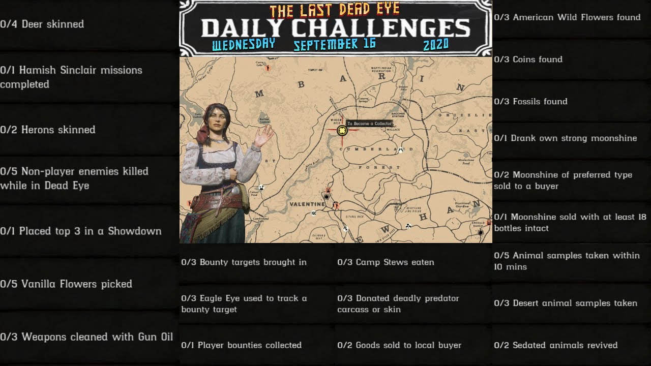 Daily Challenges Madam Nazar Heron Vanilla Flower Hamish Sinclair Deer ...