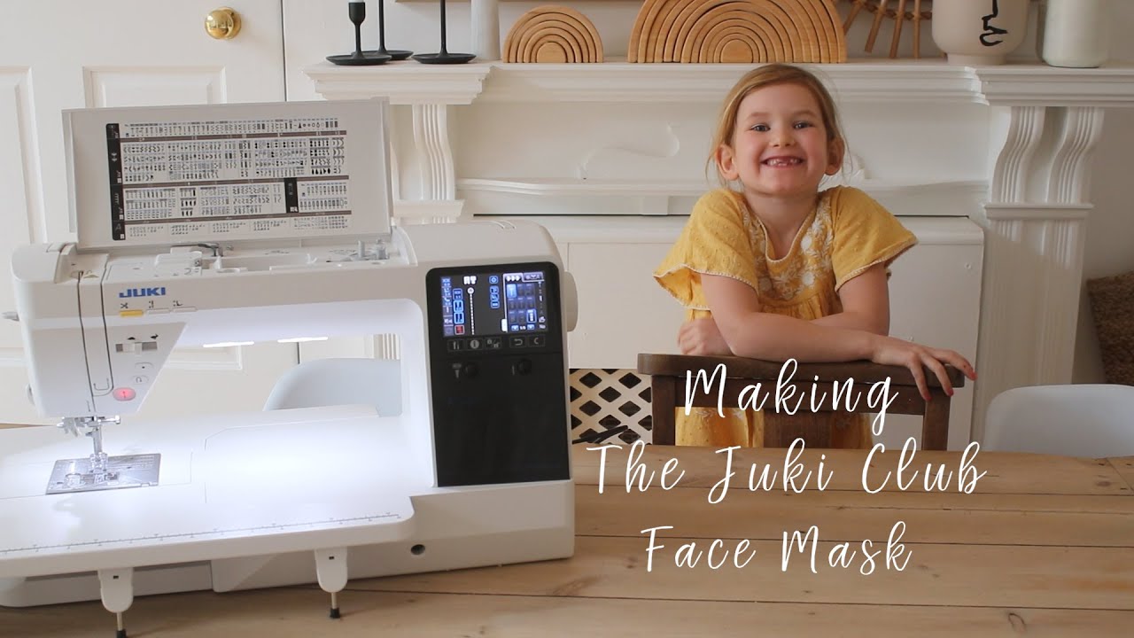 Making the Juki Club Face Mask - Juki Club - YouTube