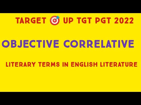 Objective correlative literary terms in English literature # ...