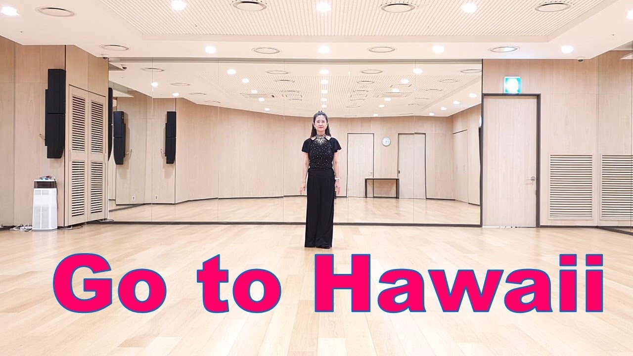 Go to Hawaii Line Dance (Intermediate Level) - YouTube