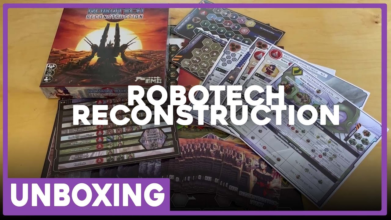 Unboxing | Robotech Reconstruction | Strange Machine Games | The ...