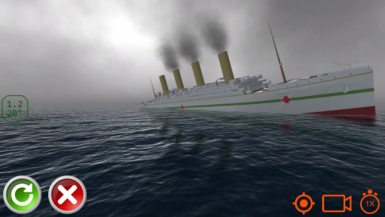 HMHS Britannic sinks from stern - Ship Handling Simulator - Ship ...