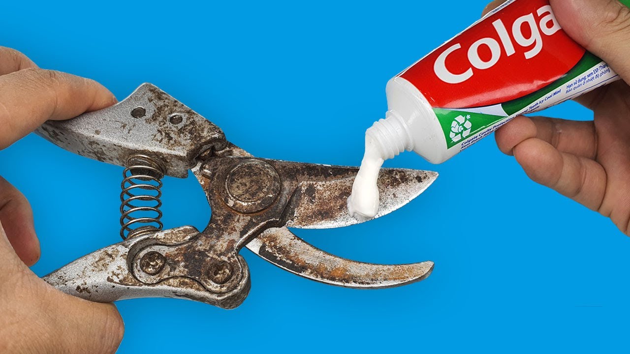 The rusty scissors suddenly became razor sharp in 2 minutes! It even ...