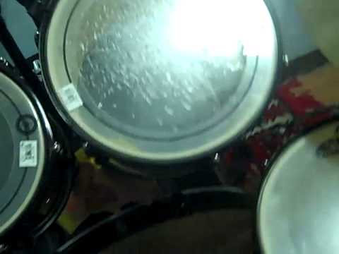 pdp 805 steel snare and pearl forum fusion kit - YouTube
