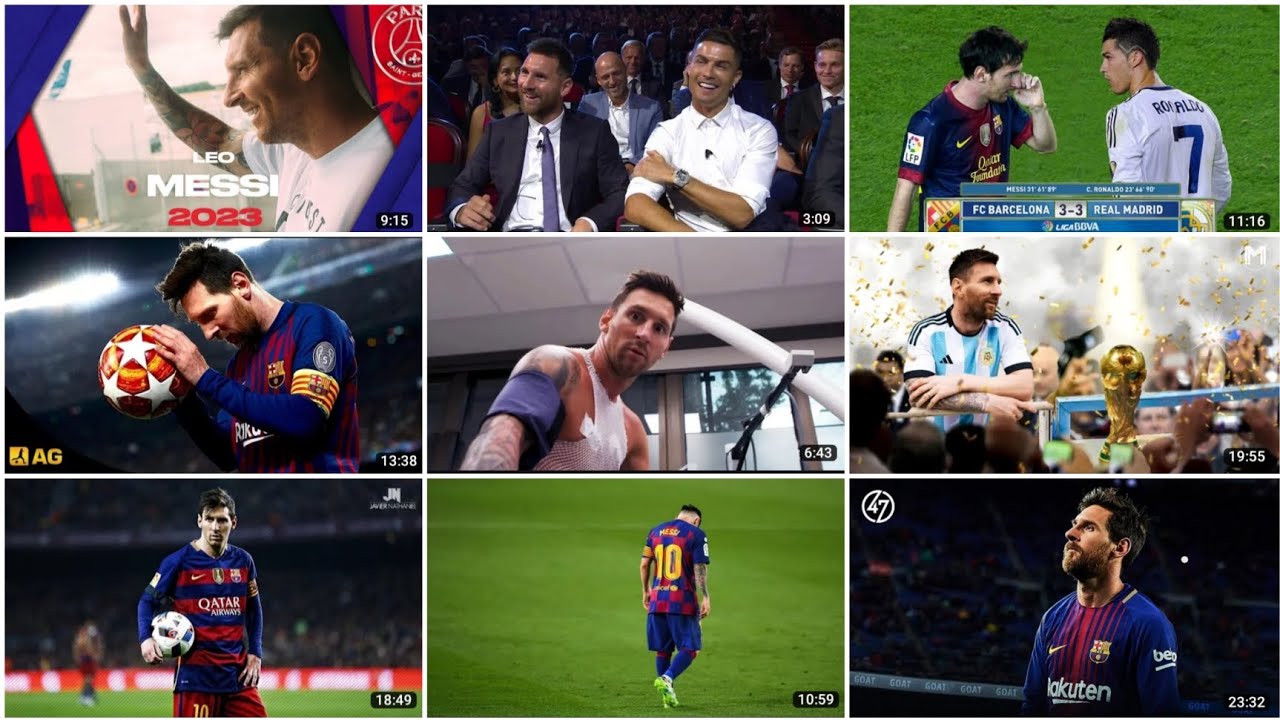 30 most popular videos on youtube of - lionel messi - YouTube