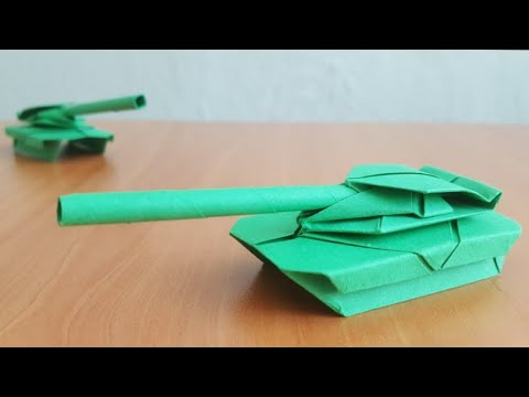 KAĞITTAN TANK YAPIMI - How to Make a Paper Tank. Origami tank