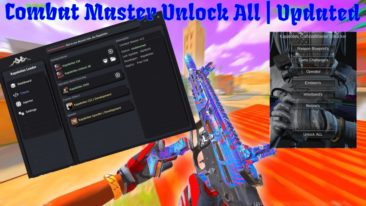 Combat Master Unlock All | UPDATED | #1 Working Undetected PAID Cheat ...