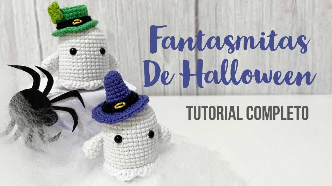 Fantasmitas de Halloween - Tutorial Completo Paso a Paso - YouTube