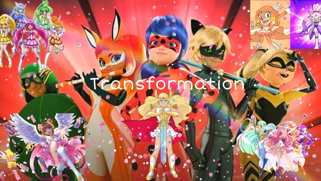 Miraculous Ladybug,Glitter Force,Lolirock,She-Ra,CardCaptor Sakura,and ...
