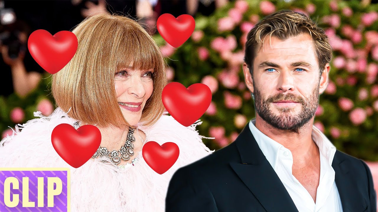 Does Anna Wintour Have a Big Crush on Chris Hemsworth? - YouTube