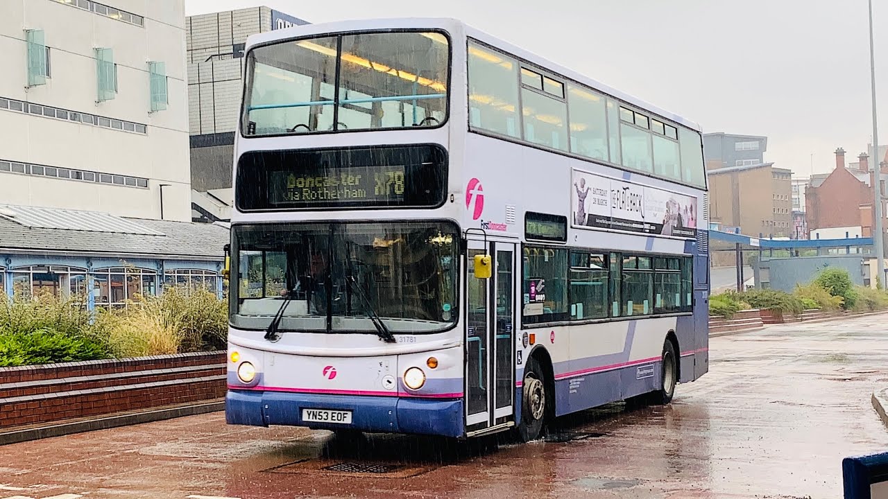 First Bus Doncaster 31781 On X78 From Sheffield To Doncaster Via ...