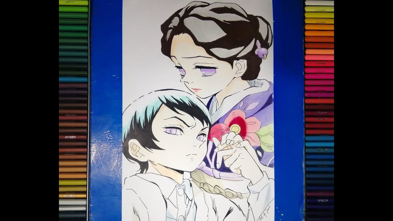 Drawing - Yushiro & Tamayo (Demon Slayer) - YouTube