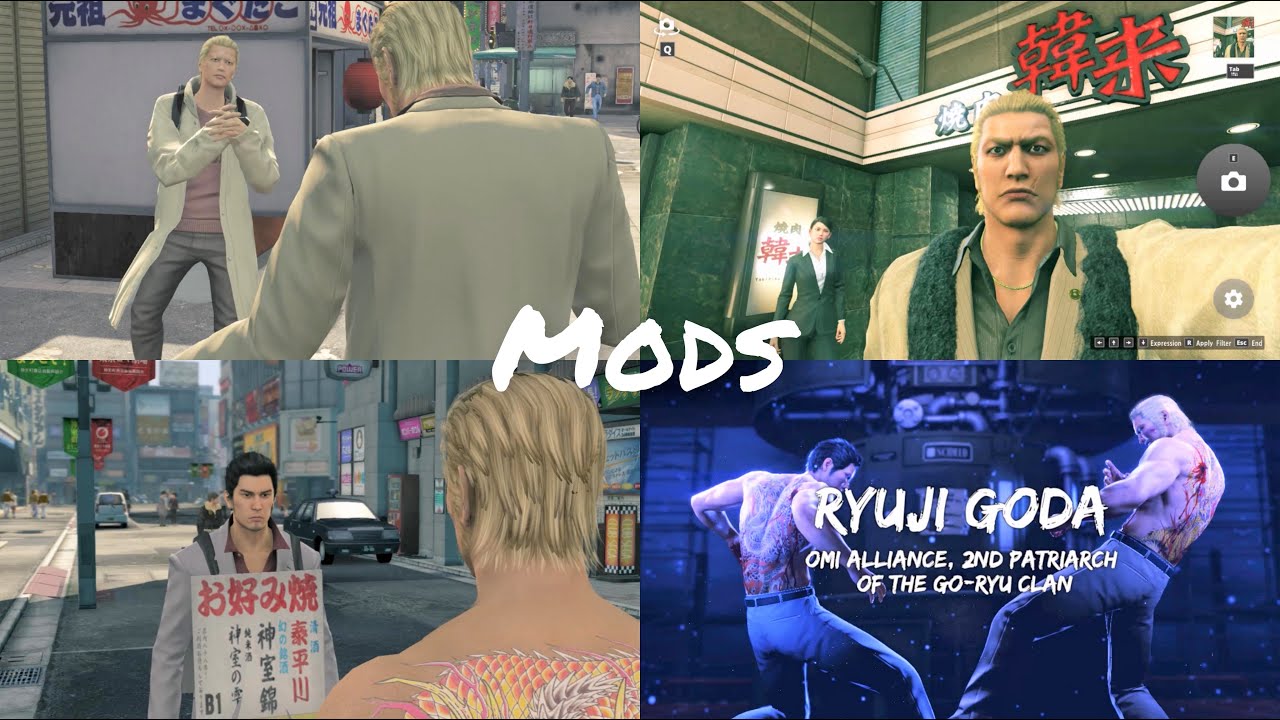 Playable Ryuji Goda In Yakuza 0 Kiwami 1 & Kiwami 2 vs Kid Ryuji & Kiryu + Majima | Yakuza Mods ...