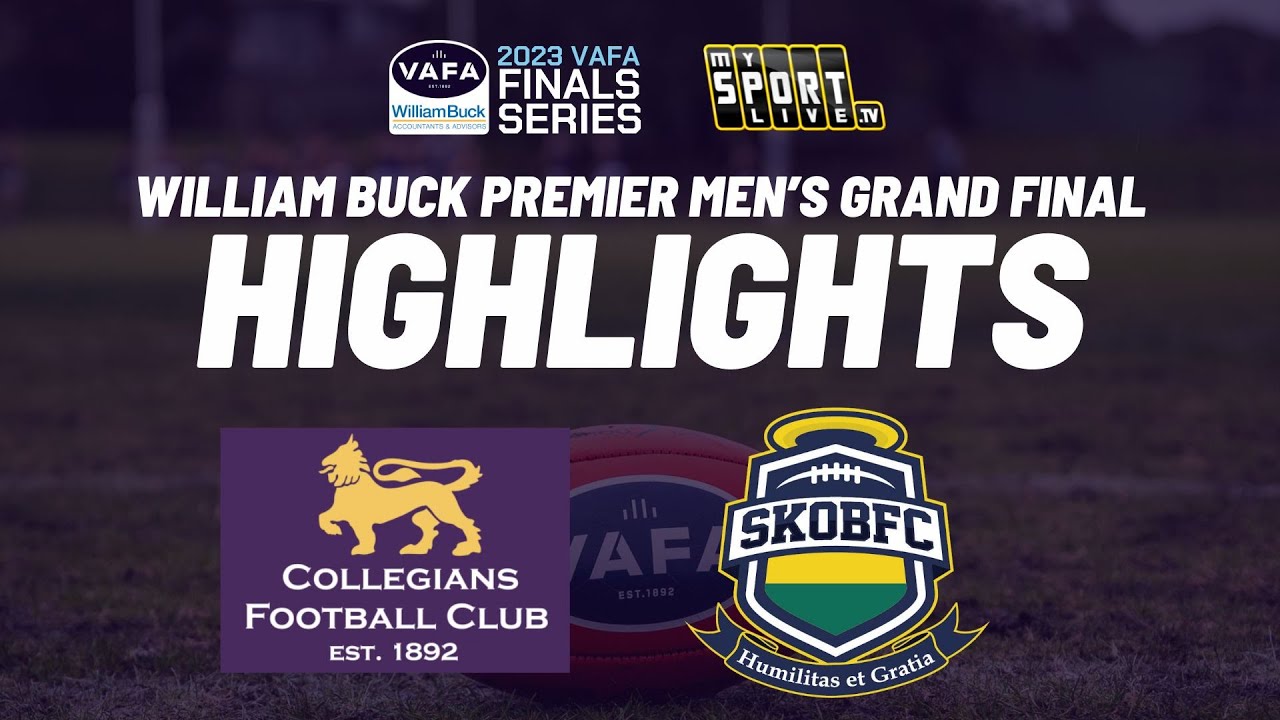 Premier Men's Grand Final Highlights: Collegians v St Kevin's - YouTube