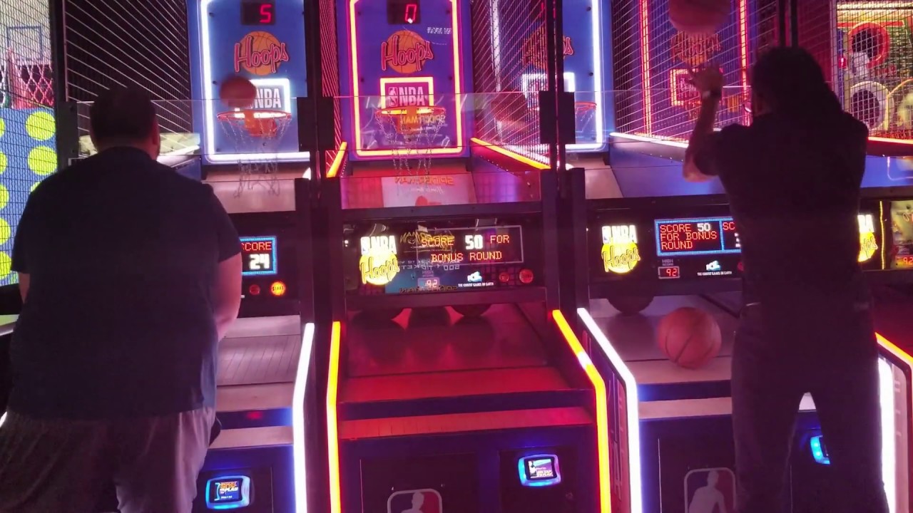 Dave and Busters NBA Hoops MASTER - YouTube