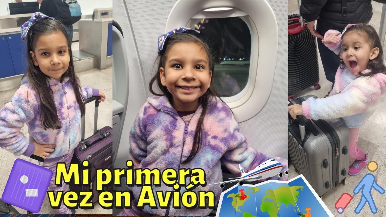 MI PRIMERA VEZ EN AVION - YouTube