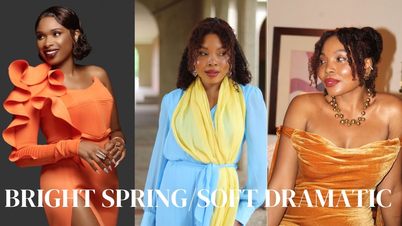 SPRING OUTFIT IDEAS FOR BRIGHT SPRING, SOFT DRAMATICS. - YouTube