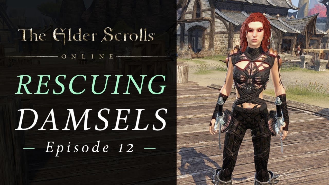 Elder Scrolls Online | Rescuing Damsels | Warden RP Let's Play ...