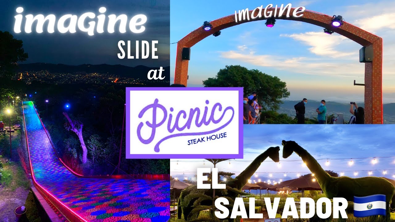 FAMOUS IMAGINE SLIDE AT PICNIC STEAKHOUSE IN EL SALVADOR | VLOG 15 ...
