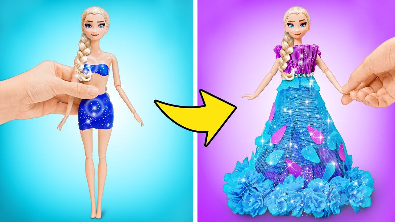 Doll Glow-Up! A Stunning Doll Makeover! 🎀 by Imagine Playworld - YouTube