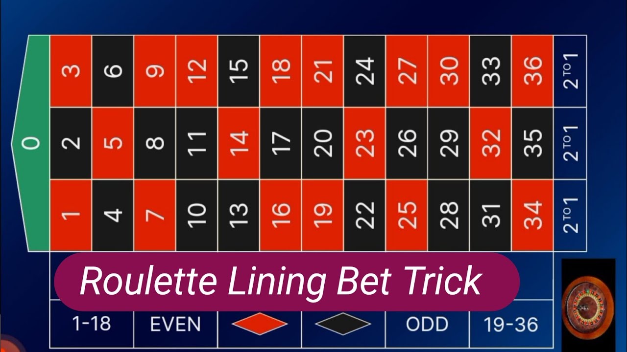 Roulette Lining Bet Best Trick || Low Balance Game Play || Roulette ...