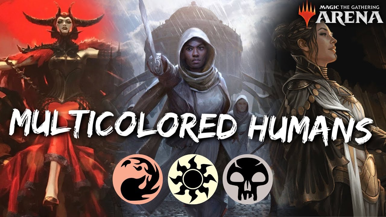 Multicolored Humans [MTG Arena] | Mardu Human Tribal Deck in RNA ...