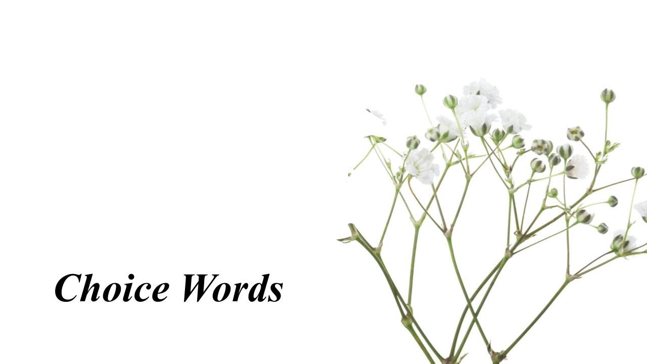 Choice Words - YouTube