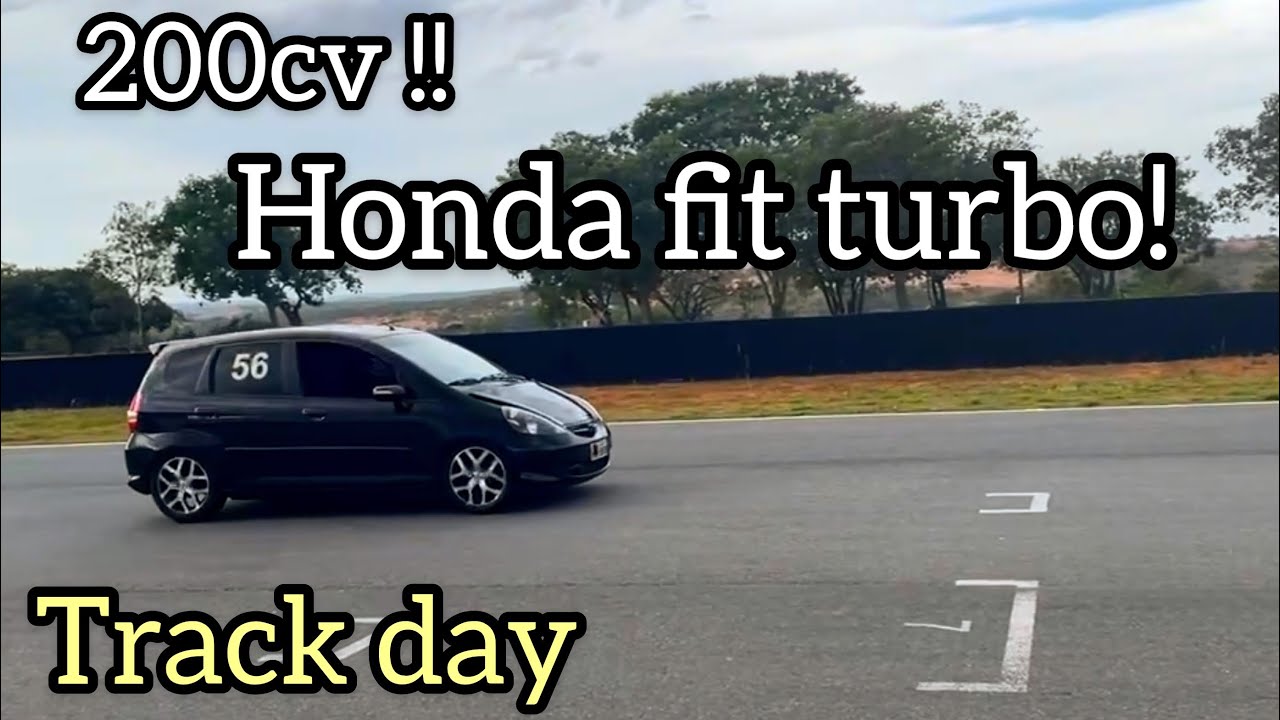 FIT TURBO 200cv , O MAIS FAMOSO DO BRASIL!! volta rapida! Circuito dos ...