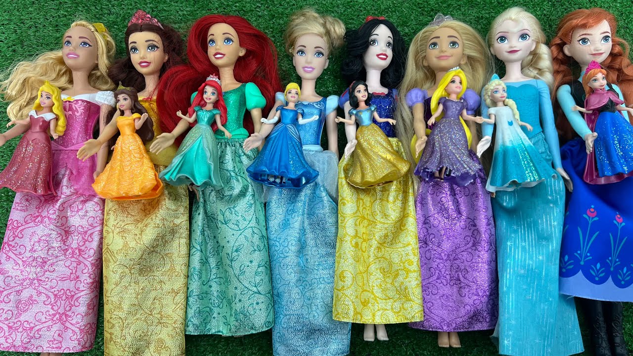 Disney Princess Doll Makeover ~ DIY Miniature Ideas for Barbie Wig ...