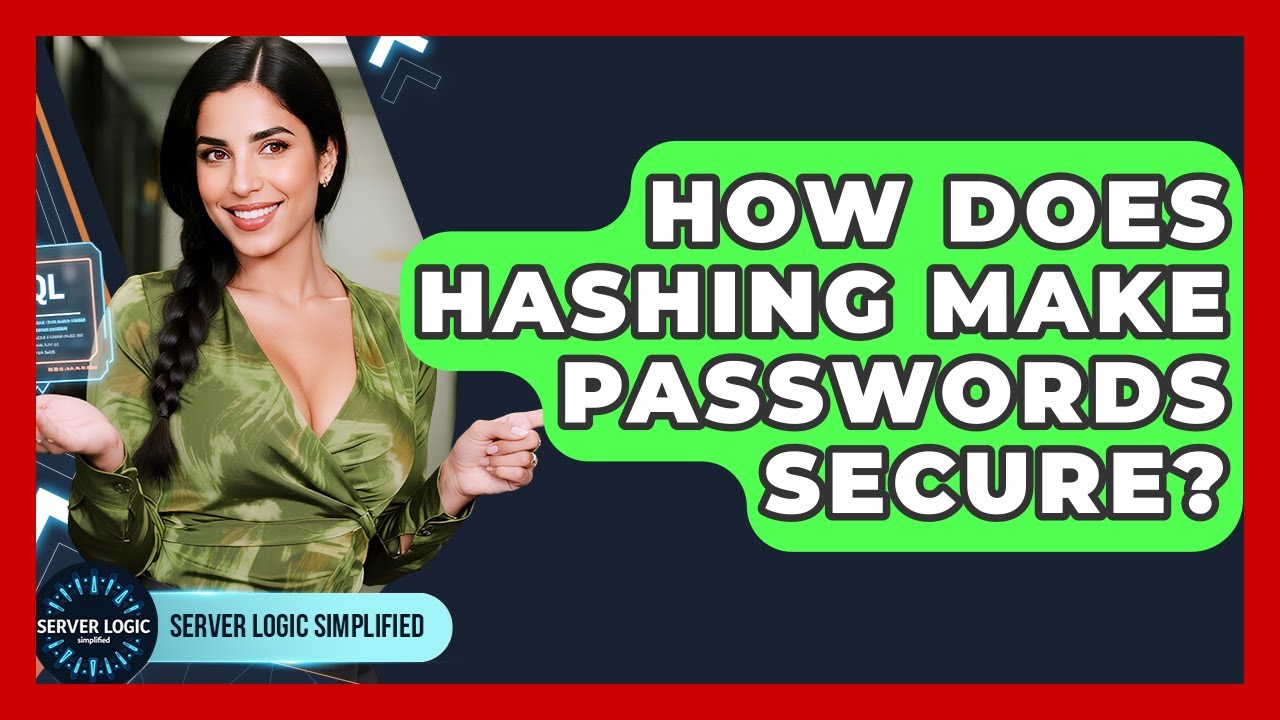 How Does Hashing Make Passwords Secure? - Server Logic Simplified - YouTube