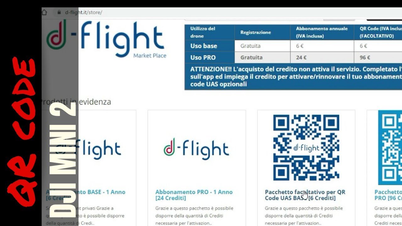 Scadenza QR Code, come rinnovare abbonamento Base e QR Code su D-flight ...