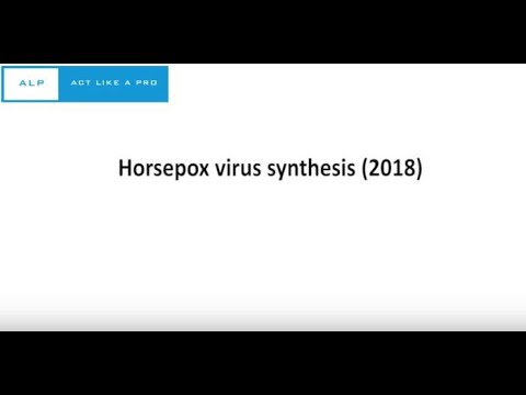 Horsepox virus synthesis (2018) - YouTube
