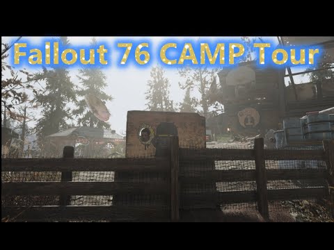 Fallout 76 - CAMP Tour - Blood Eagle Lookout - The Lover's Nest?? - YouTube