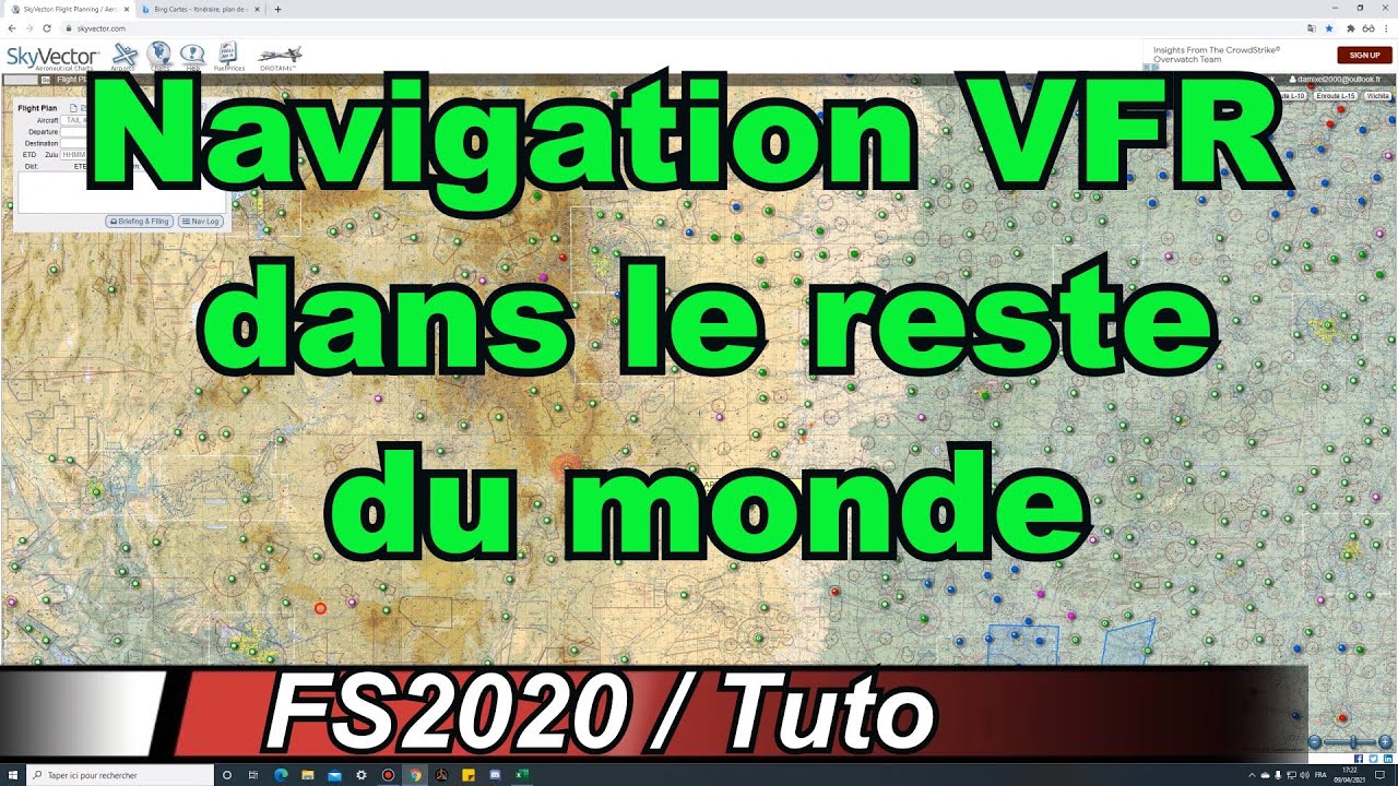 FS2020 / Préparation Navigation VFR dans le reste du monde / Tuto ...