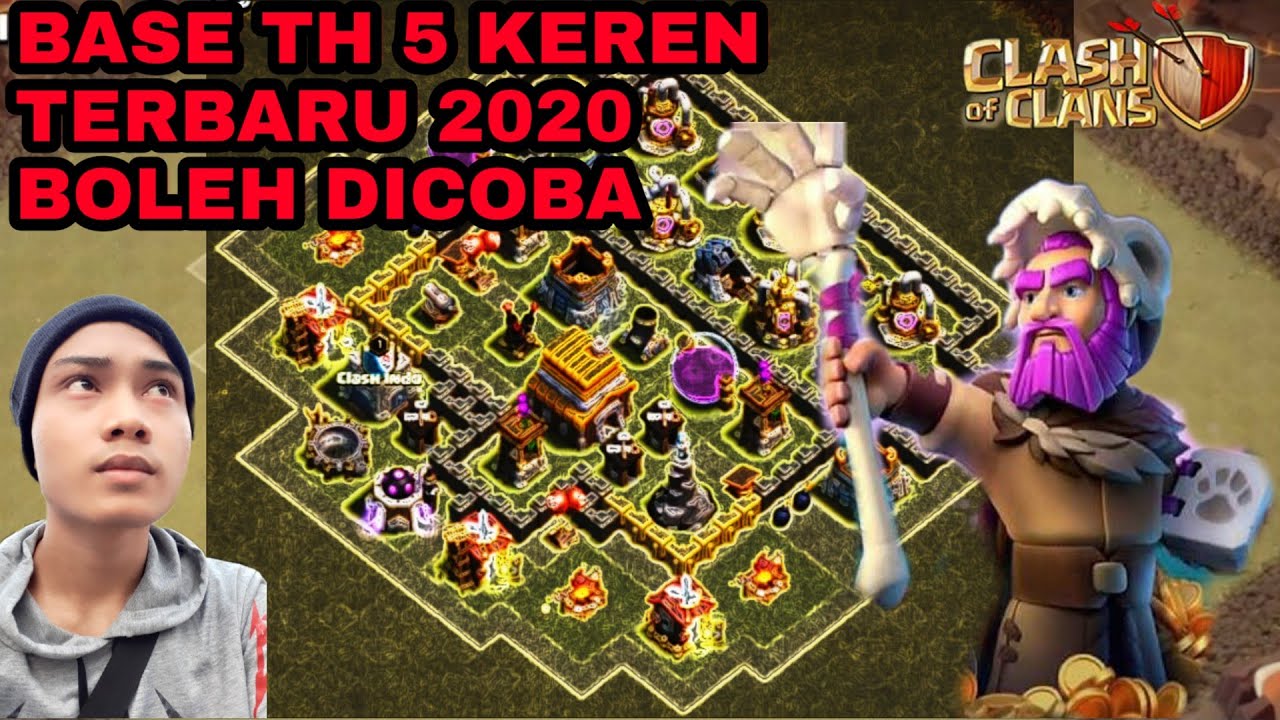 BASE TH 5 KEREN DAN TERBARU 2020 || CLASH OF CLANS INDONESIA - YouTube