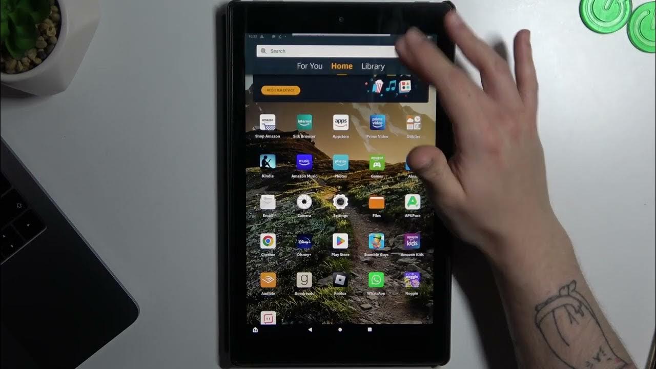 How to Change the Screen Brightness on your Amazon Tablet? Open ...