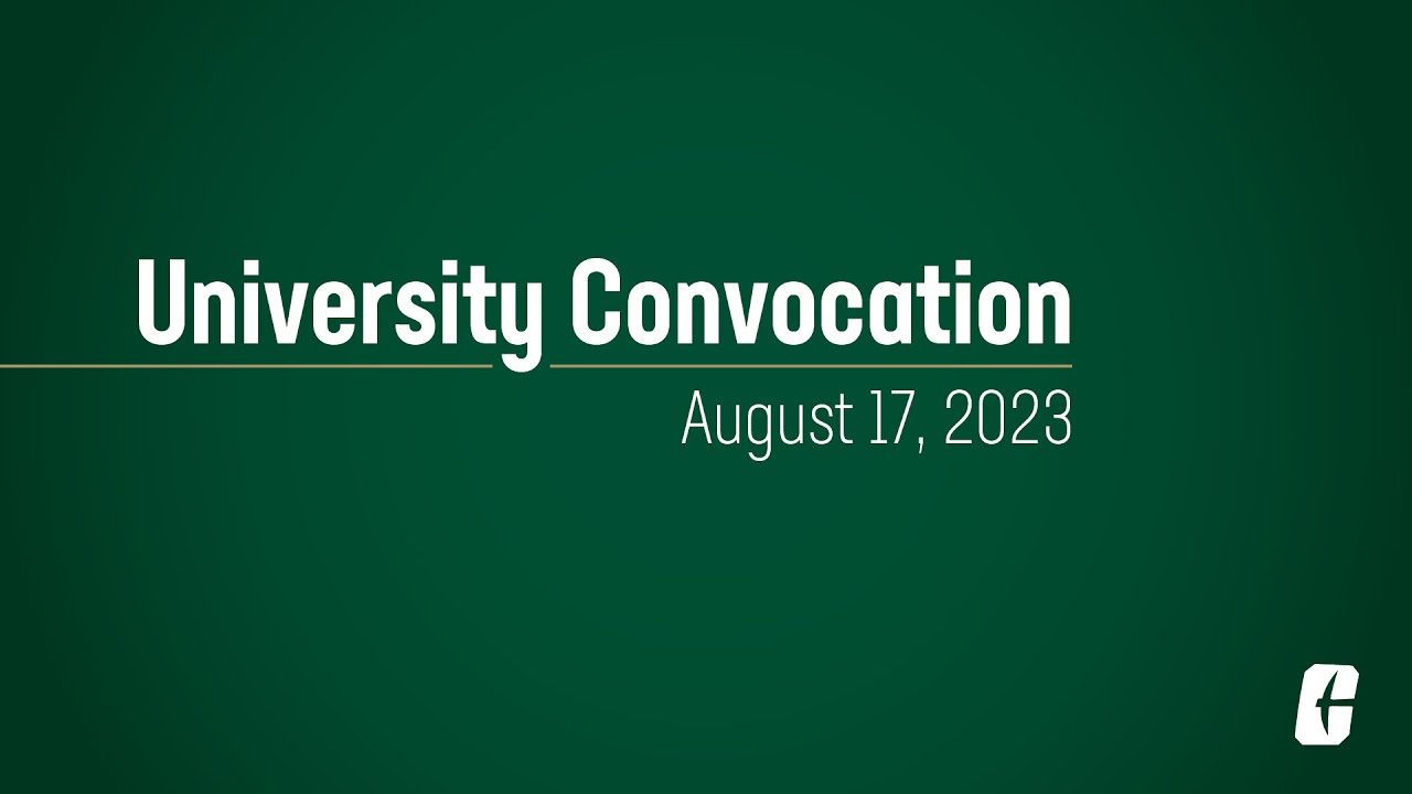 2023 University Convocation - YouTube