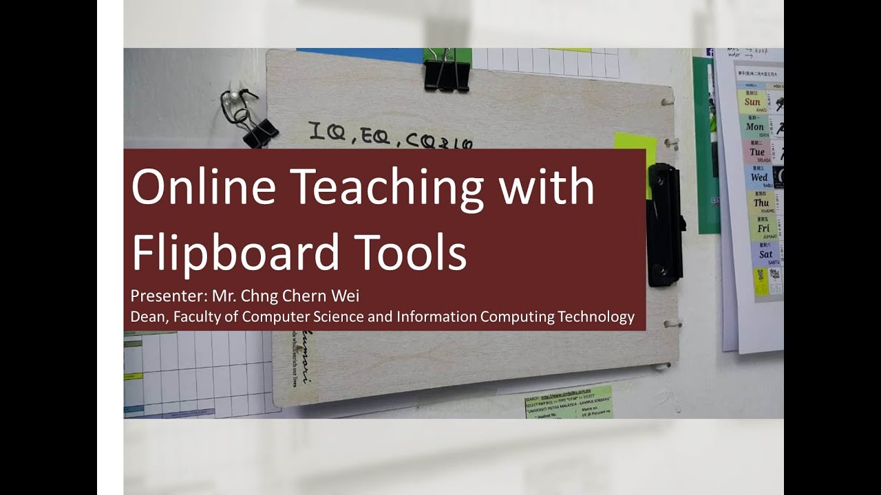 Online Teaching with Flipboard Tools - YouTube