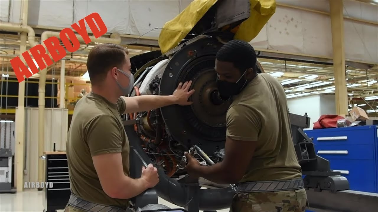 A-10 Engine Shop • GE TF34 - YouTube