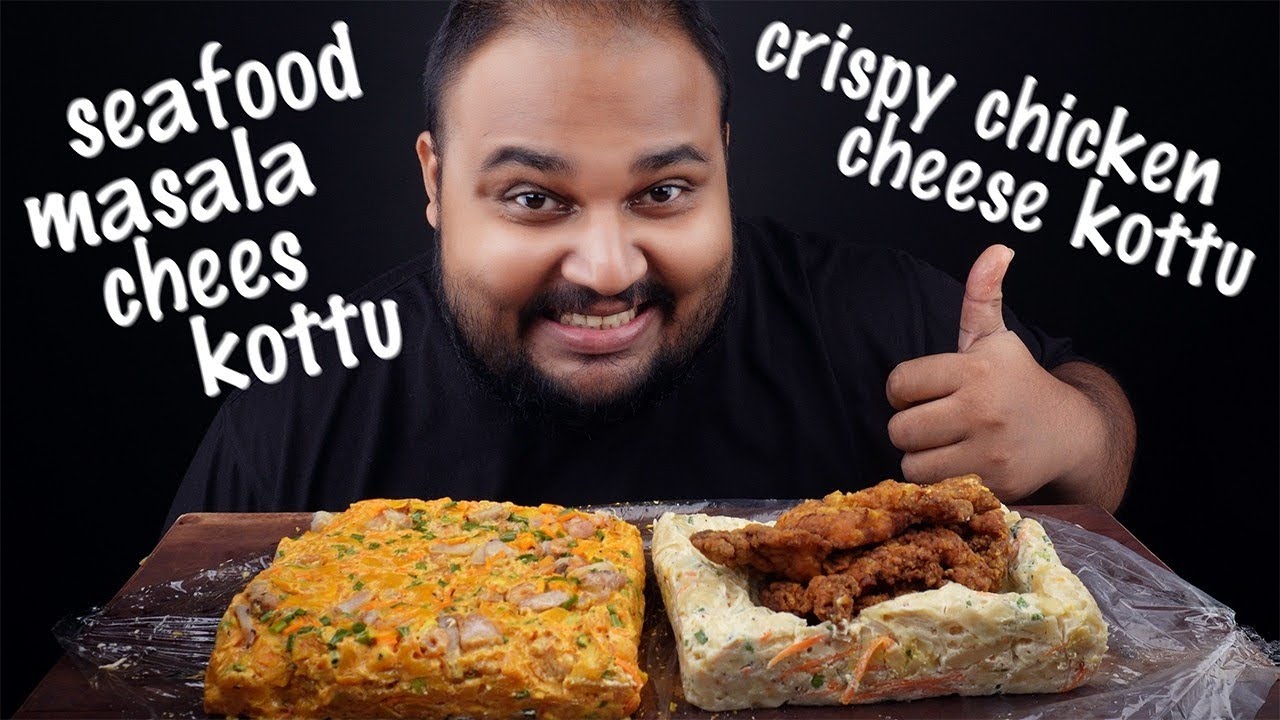 masala seafood cheese kottu and crispy chicken cheese kottu my burger ...