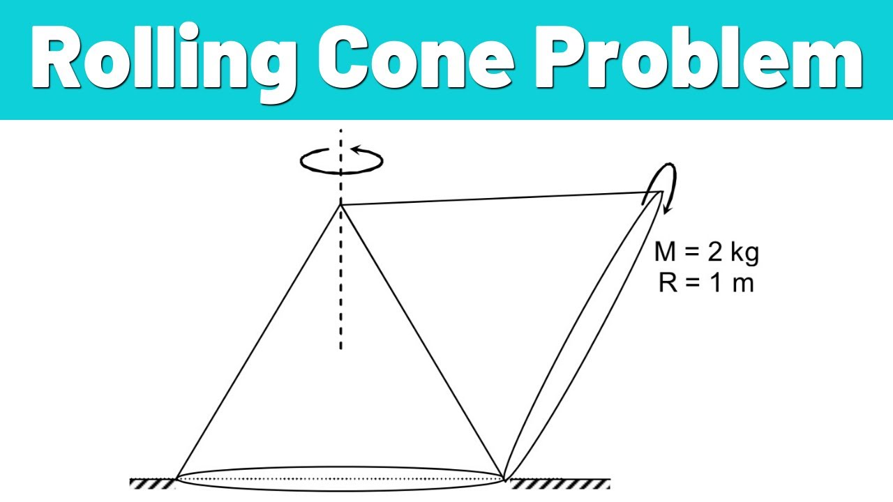 Rolling Cone Problem (FIITJEE AITS) - YouTube